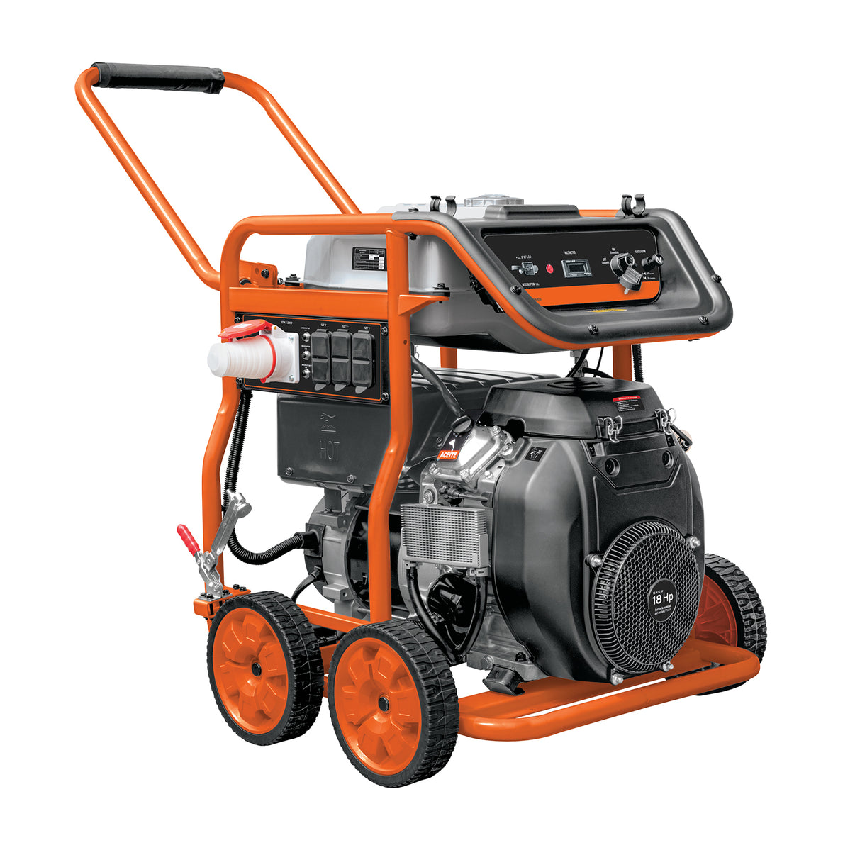 Generador eléctrico 10 kW motor a gasolina 18 hp Trifasico, Truper GEN ...