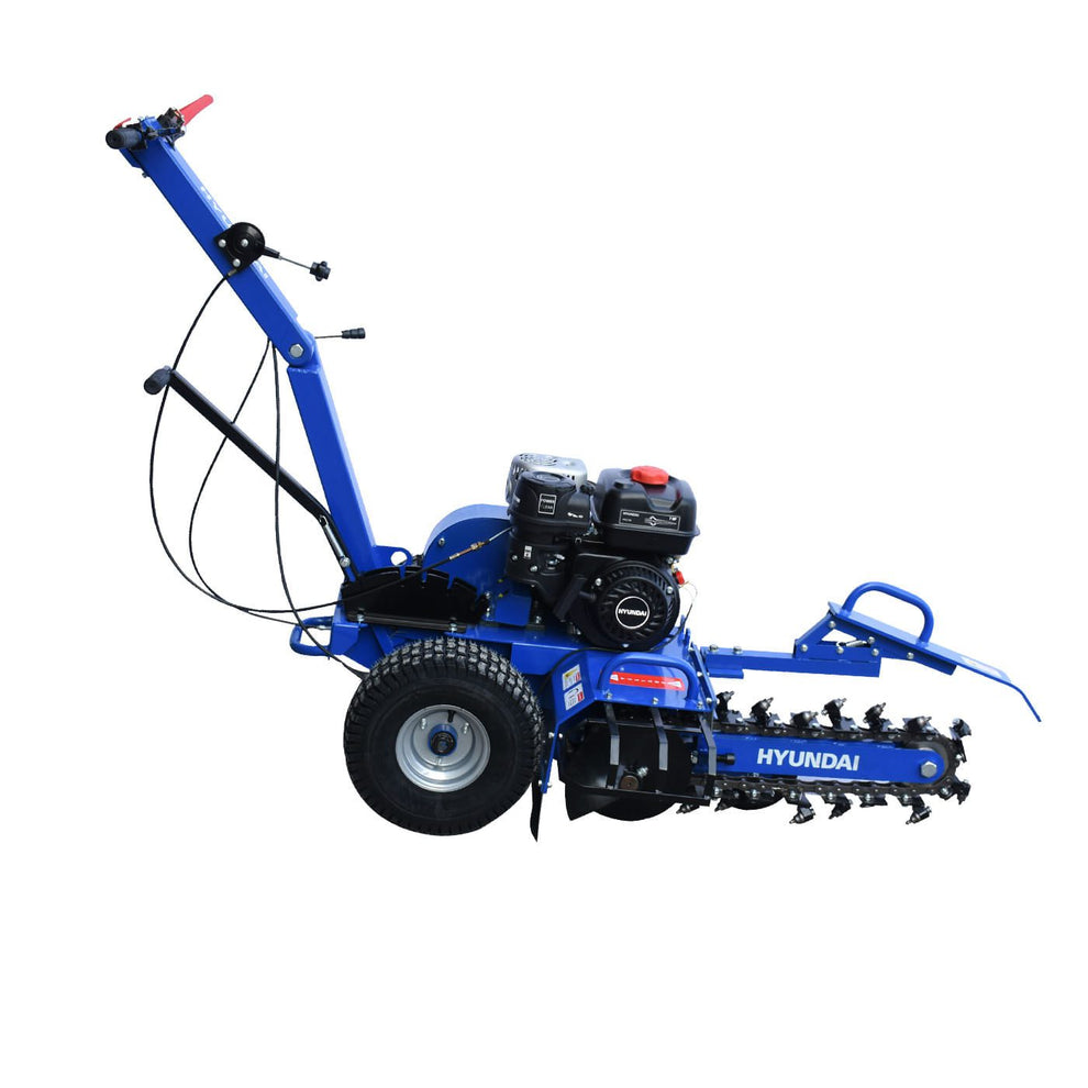 Zanjadora A Gasolina Motor De 7Hp Ancho De Zanja 100MM Profundidad De ...
